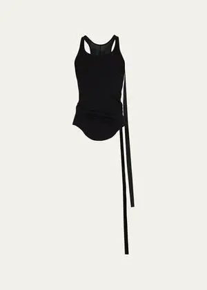 Rick Owens Men's Rib Tank Top - Black