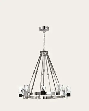 Studio M Empire 9-light Led Chandelier - Polished Nickel