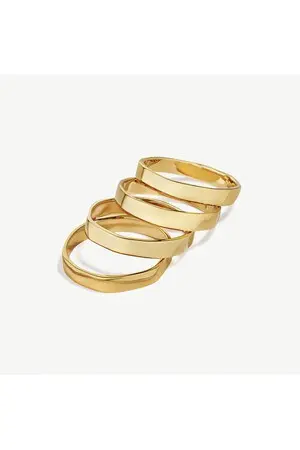 SOKO Maji Stacking Rings - Gold