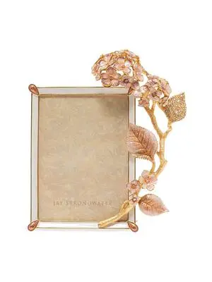 JAY STRONGWATER Colbie Hydrangea Picture Frame - Boudoir - Boudoir