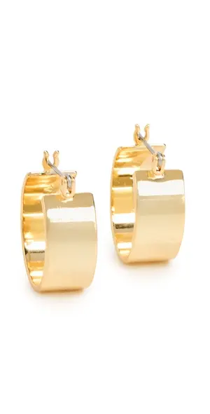 LUV AJ Positano Hoop Earrings - Gold