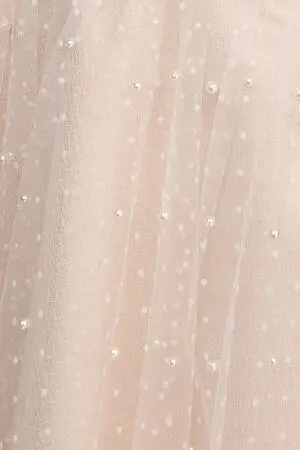 Watters Macaron Square-neck Tulle Embellished Mini Dress