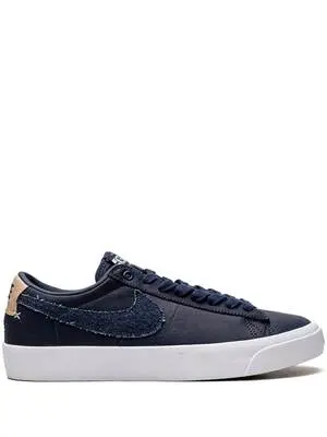 Nike Sb Zoom Blazer Low Pro Gt Denim Sneakers - Blue
