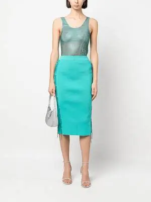Giuseppe Di Morabito Rhinestone-embellished Tank Top - Blue