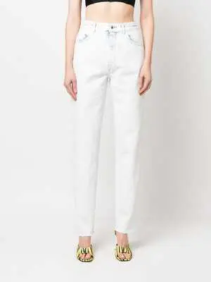 Gcds Logo-embellished Straight Leg Jeans