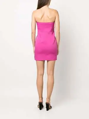 Patrizia Pepe Beaded Bandeau Mini Dress