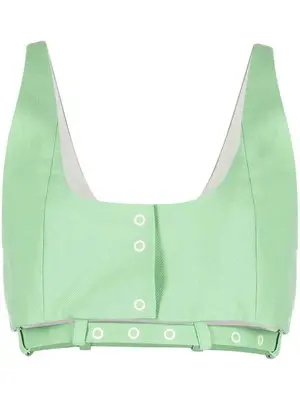 GANNI Suiting Crop Top