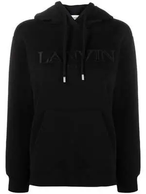 LANVIN Logo-print Drawstring Hoodie
