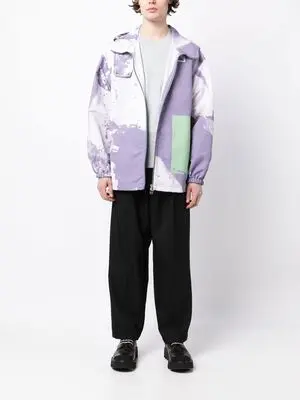 OAMC Tie-dye Zip-up Hooded Jacket