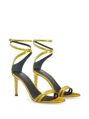 GIUSEPPE ZANOTTI Metallic Stiletto Sandals