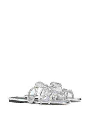 Valentino Garavani Chain 1967 Crystal-embellished Sandals