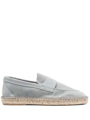 Eleventy Suede Penny Espadrilles