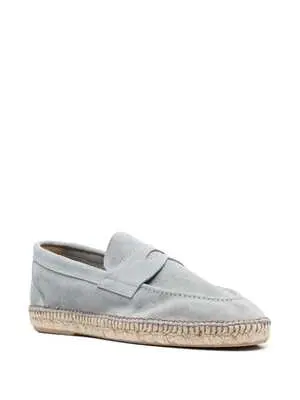 Eleventy Suede Penny Espadrilles