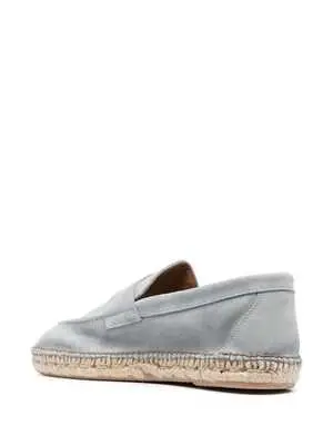 Eleventy Suede Penny Espadrilles