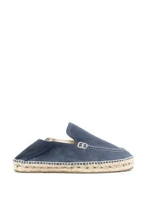 Manebí Hamptons Traveler Suede Espadrilles - Blue