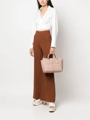 TOD'S Grained Leather Tote Bag