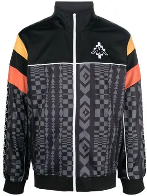 COUNTY OF MILAN X Kappa Logo-patch Jacket - Black