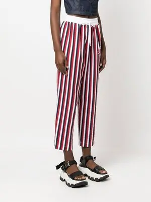 Moschino Striped Drawstring Trousers
