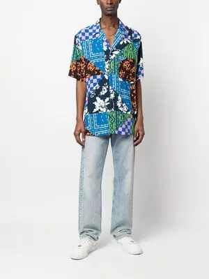 COUNTY OF MILAN Mix Print Shirt