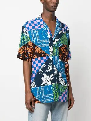 COUNTY OF MILAN Mix Print Shirt
