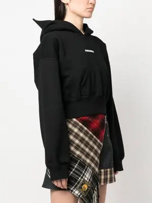 Dsquared2 Logo-print Hoodie With Attached Cap