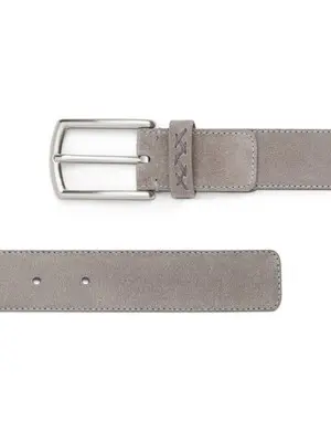 Zegna Mélange-effect Suede Belt