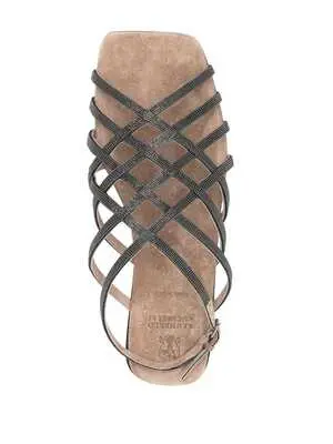 Brunello Cucinelli Crossover-strap Detail Sandals