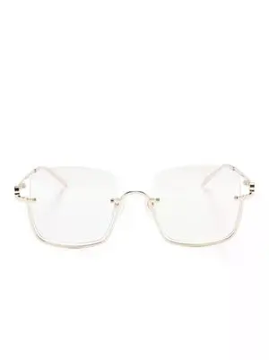 Gucci Oversized Square Frame Sunglasses - Gold