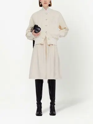 JIL SANDER Appliqué-logo Bomber Jacket