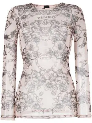 Pinko Sheer Blouses