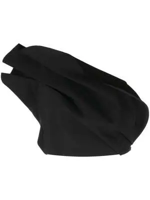 Rachel Gilbert Aurora Gathered Crop Top - Black