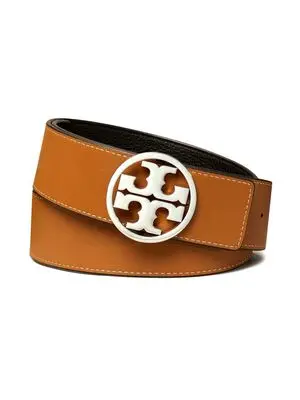 Tory Burch Miller Reversible Leather Belt - Neutrals