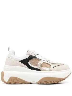 Liu Jo Colour-block Platform Sneakers - Neutrals
