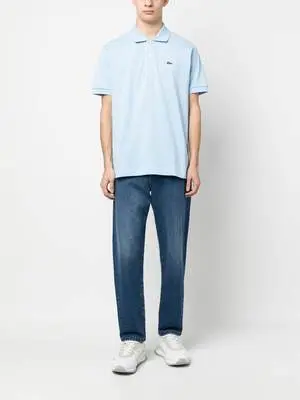 Lacoste Logo-patch Polo Shirt - Blue