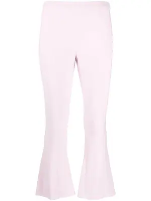 Blumarine Cropped Flared Trousers