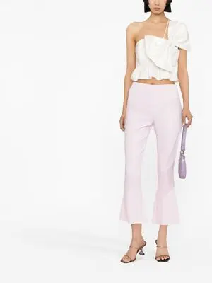 Blumarine Cropped Flared Trousers