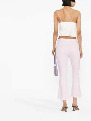 Blumarine Cropped Flared Trousers