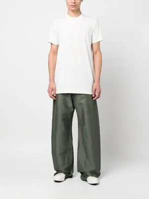 Rick Owens Plain Cotton T-shirt - White