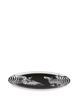 Dolce & Gabbana Zebra-print Porcelain Platter