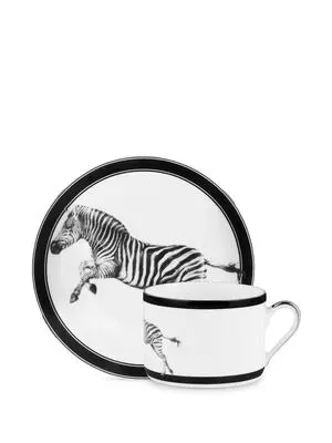 Dolce & Gabbana Zebra-print Porcelain Tea Set
