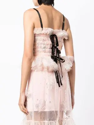 MACGRAW Beloved Corset Tulle Top