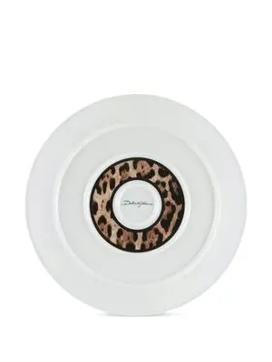 Dolce & Gabbana Leopard-print Porcelain Platter
