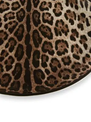 Dolce & Gabbana Porcelain Leopard-print Platter