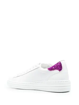 MSGM Leather Sneakers - White