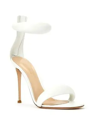 GIANVITO ROSSI Bijoux 105mm Padded Leather Sandals - White