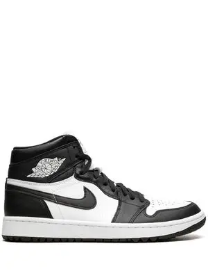 JORDAN Air 1 High Golf Sneakers - Black