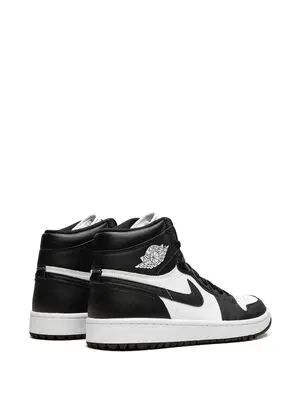 JORDAN Air 1 High Golf Sneakers - Black