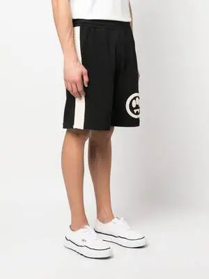 BARROW Logo Appliqué Track Shorts