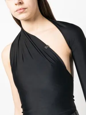 1017 Alyx 9sm Cut-out Asymmetric Top - Black
