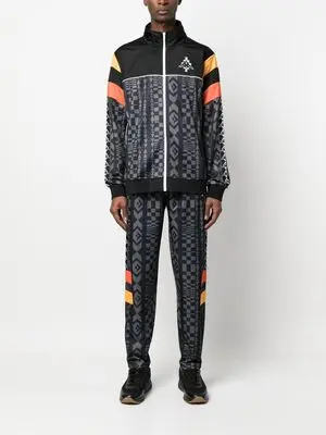COUNTY OF MILAN Xkappa Logo-patch Track Pants - Black